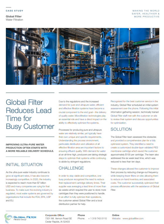 Life Sciences and Pharmaceuticals - Global Filter